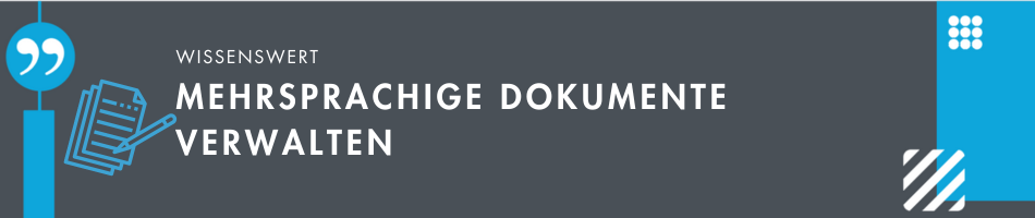 Mehrsprachige Dokumente verwalten - LEGINDA